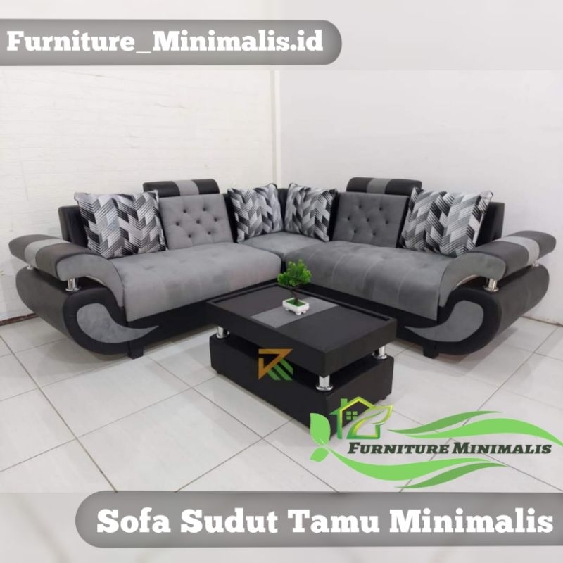 Jual Sofa Minimalis Kursi Tamu Sudut Furniture Minimalis Bandung ...