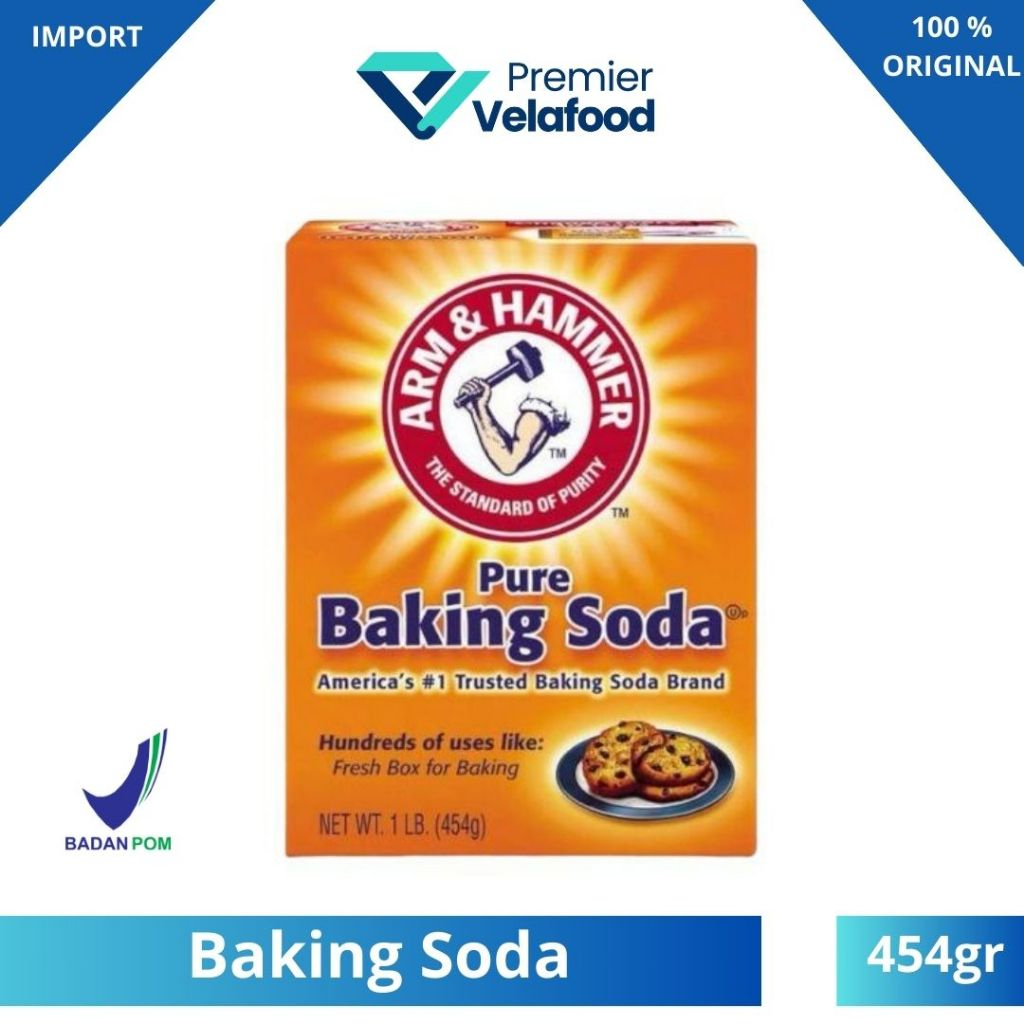 Jual [HALAL] BAKING SODA ASLI USA MERK ARM & HAMMER 454gr | Shopee ...