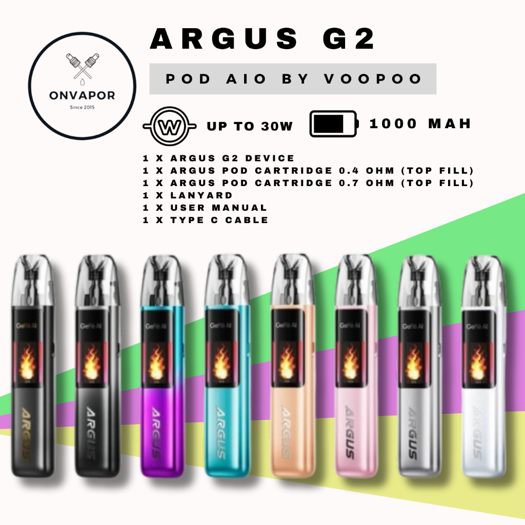 Jual Argus G2 Voopoo Pod Mod Original | Shopee Indonesia