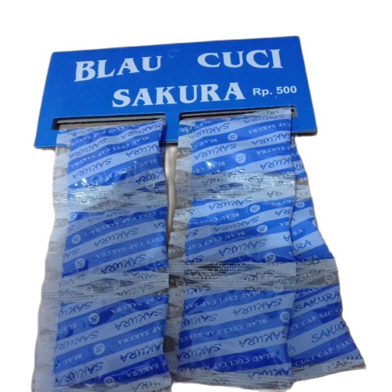 Jual Blau / Blao Cuci SAKURA 1 Lembar 2 Renceng ( 12 Sachet ) | Shopee Indonesia