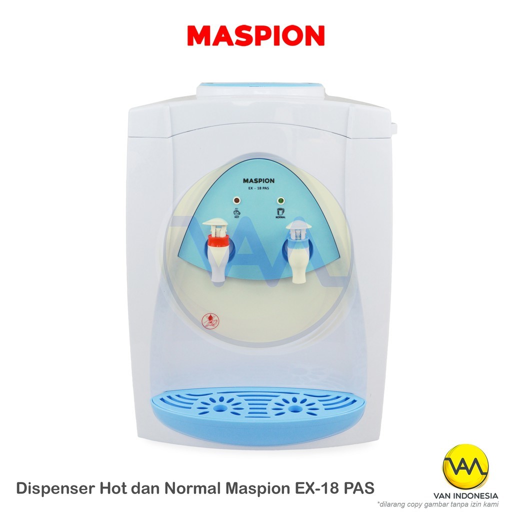 Jual MASPION DISPENSER GALON ATAS PANAS NORMAL EX 18 PAS / EX18 PAS LOW ...
