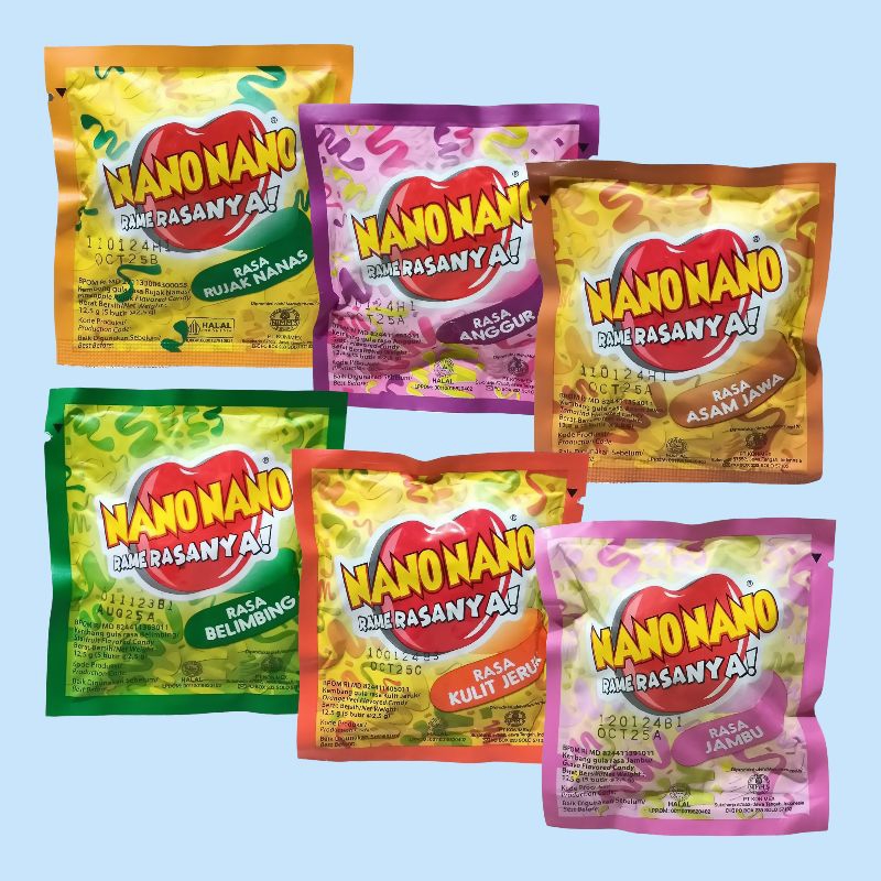 Jual Nano Nano Permen Manisan Buah Rame Rasanya (3 sachet) | Shopee Indonesia
