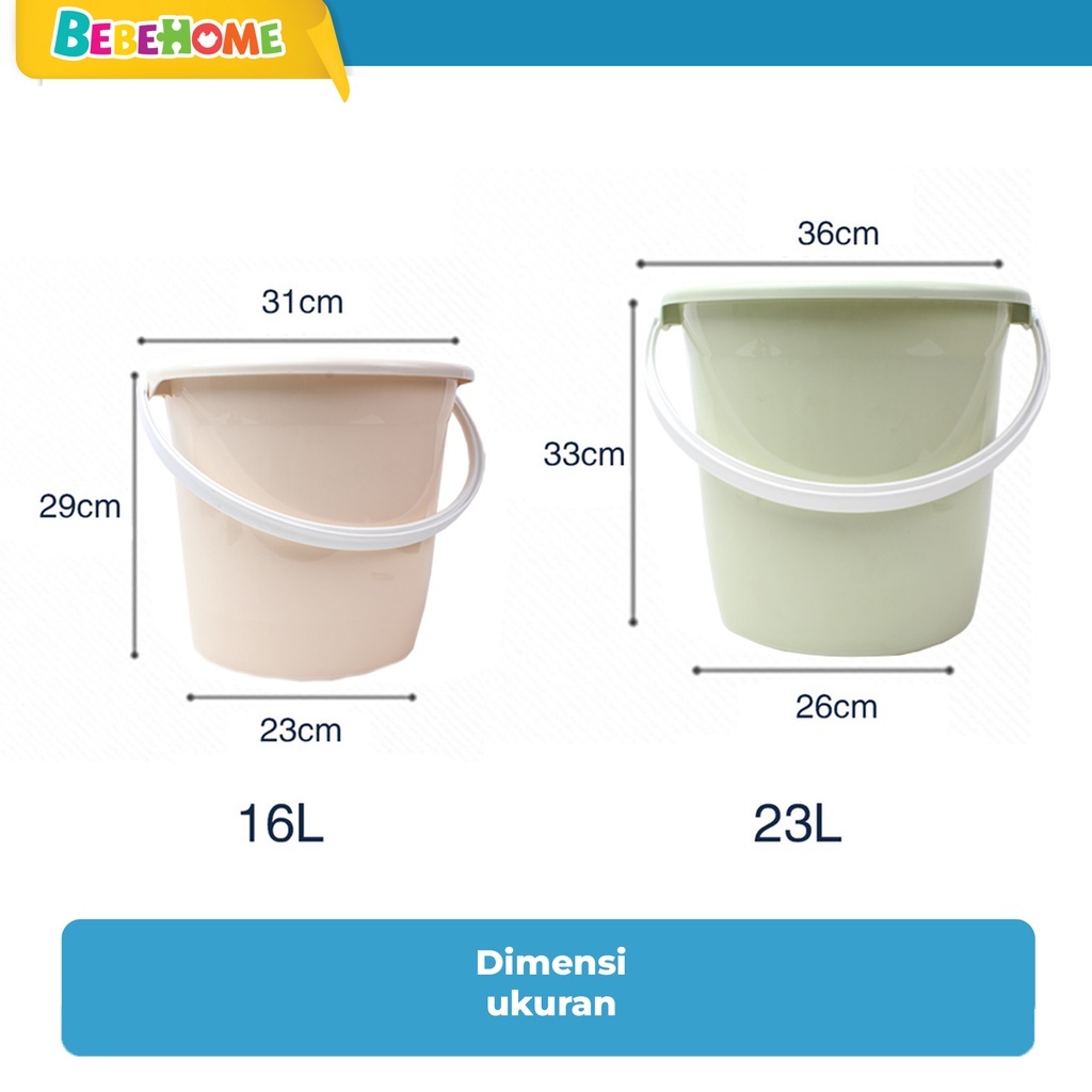 Jual Bebehome Ember Plastik Ember Air Ember Plastik Tebal Ukuran ...