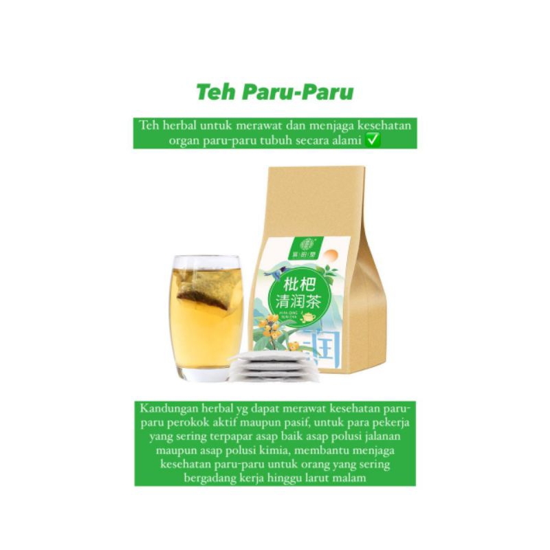 Jual LUNG CARE HERBAL TEA | TEH PARU PARU PENANG MALAYSIA | Shopee ...