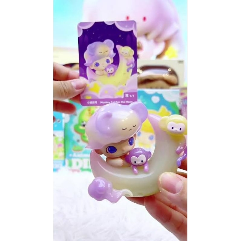 Jual Pop Mart - Dimoo Animal Kingdom Secret (Monkey Catches The Moon ...