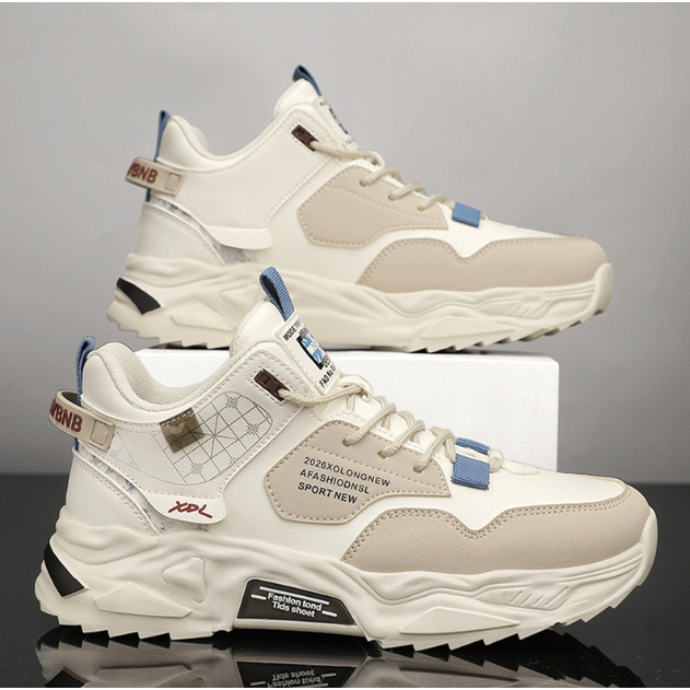 Jual TBIG Sepatu High Top Sneakers Pria XDLSPORT Sepatu Import Kuliah ...