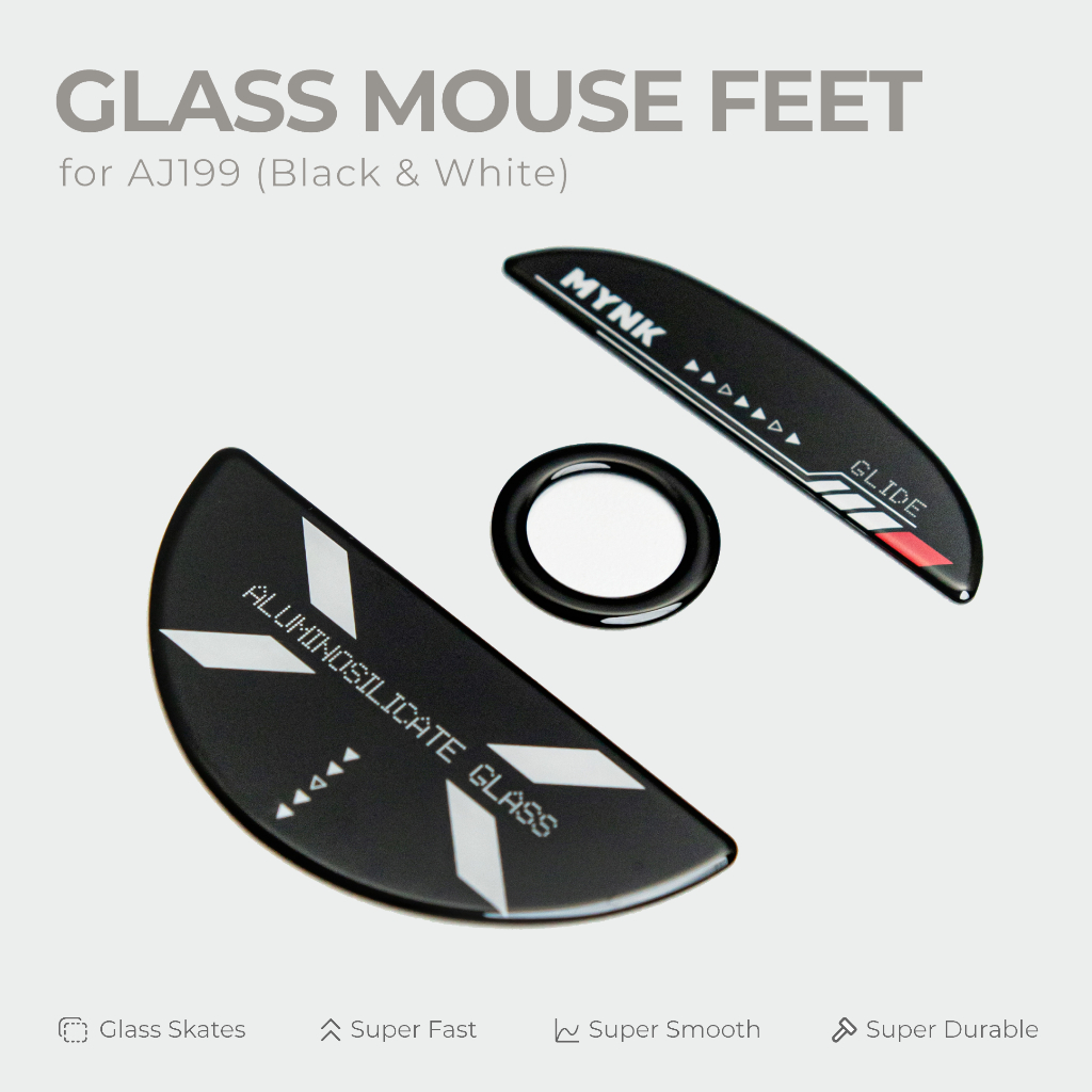 Jual MYNK Glass Mouse Feet Superglide for AJ199 / ICARUS | Shopee Indonesia