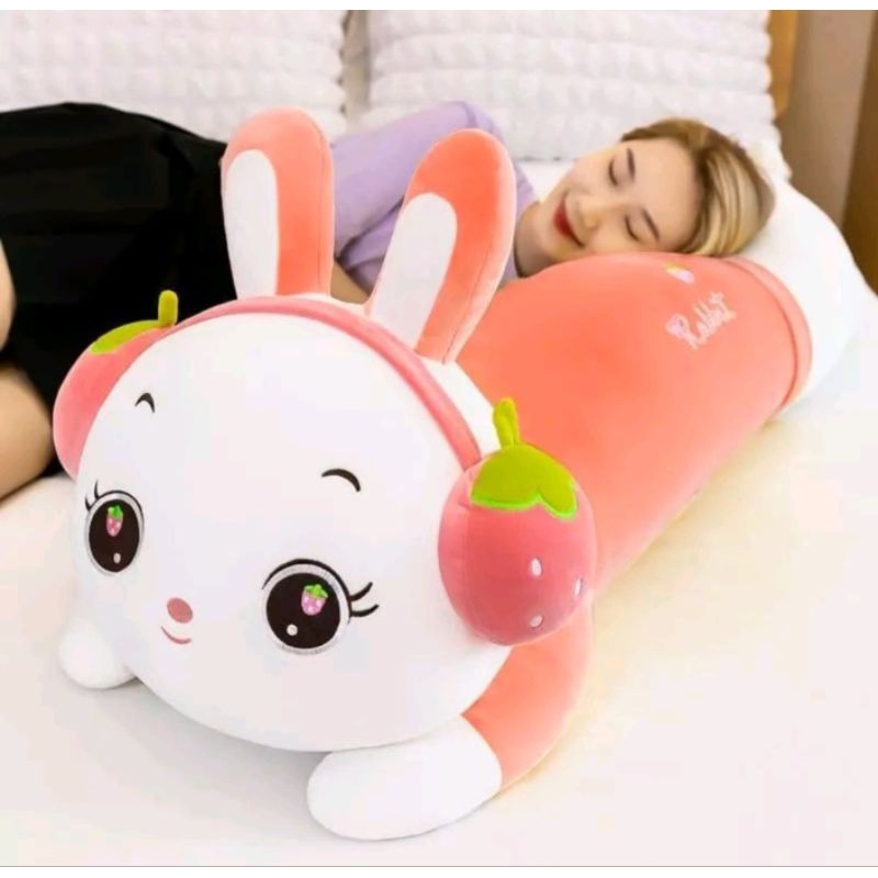Jual GULING BONEKA RABBIT BUNNY KELINCI JUMBO UKURAN 90CM Hadiah Anak ...