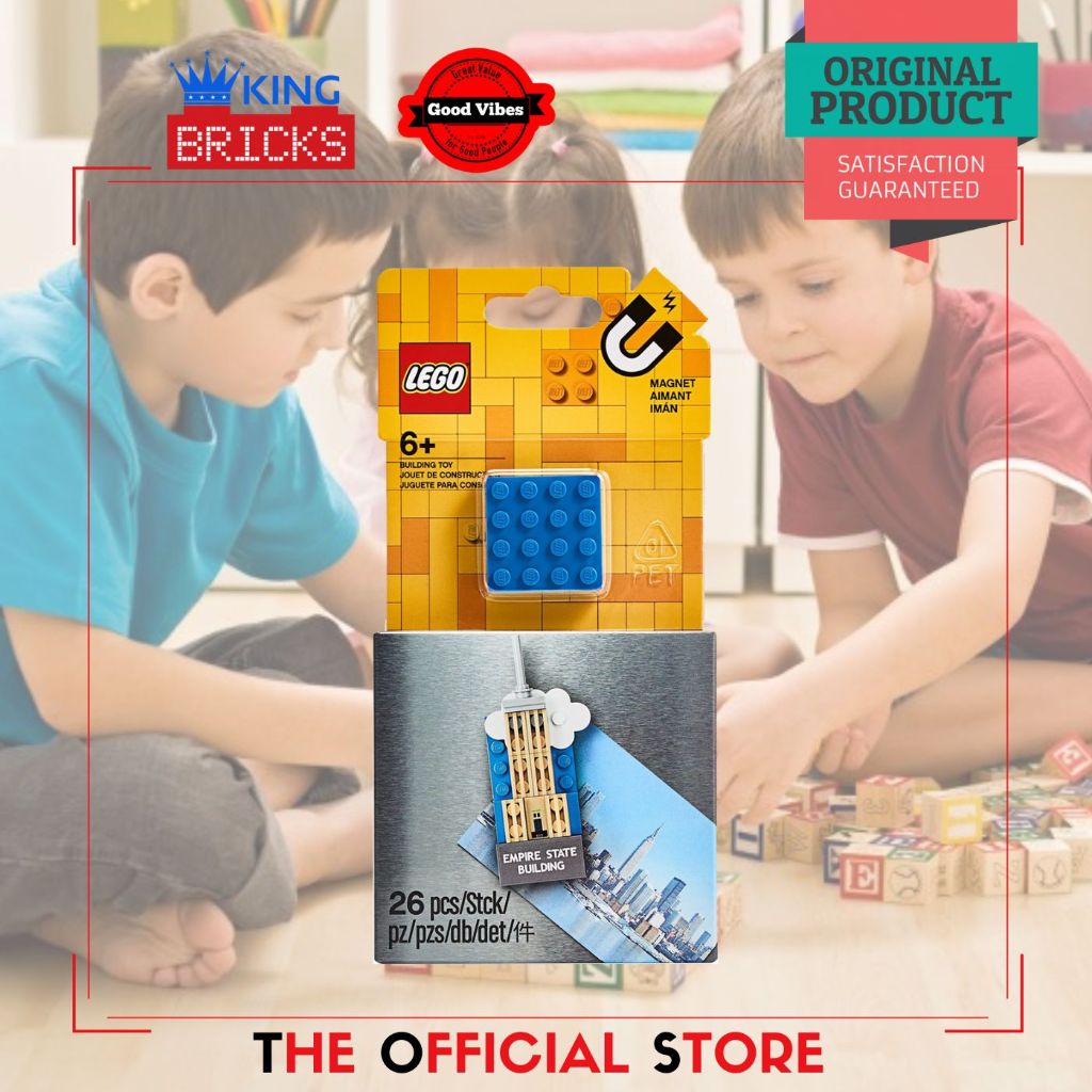 Jual LEGO Original CITY 854030 Empire State Building Magnet - Mainan ...