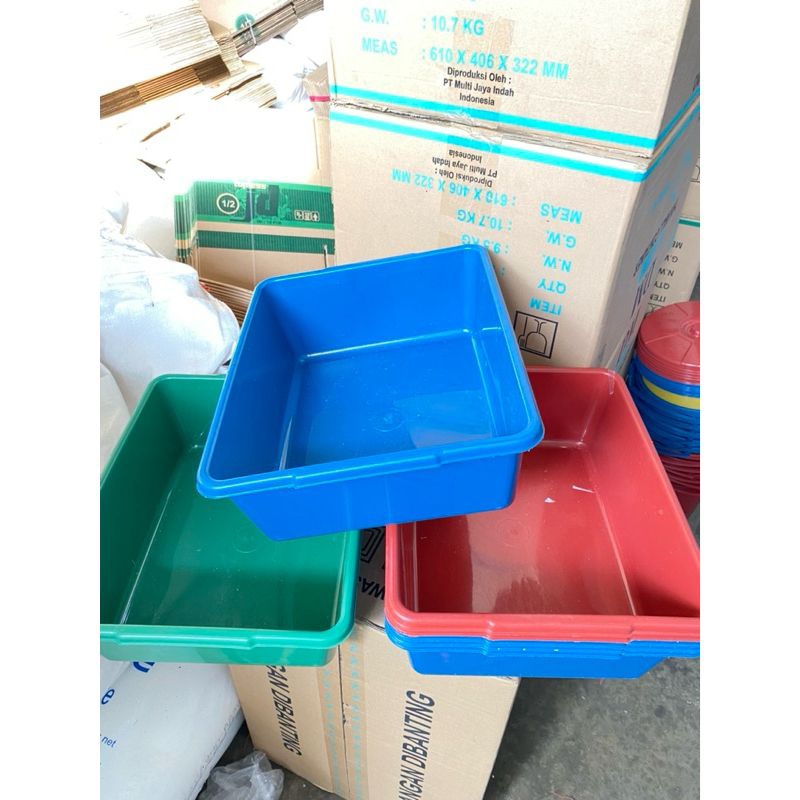 Jual (20 PCS) Bak Persegi Panjang Super / BAK TAHU - Baskom / Ember ...