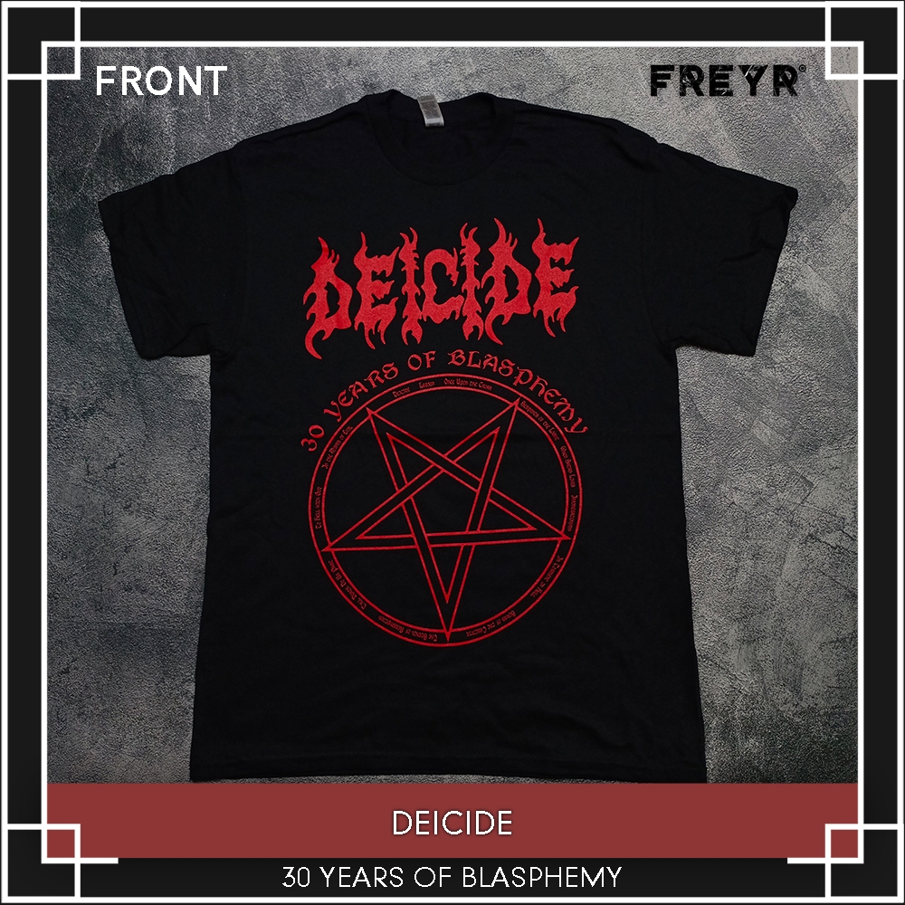 Jual Kaos Band Deicide - 30 Years Of Blasphemy Original | Shopee Indonesia