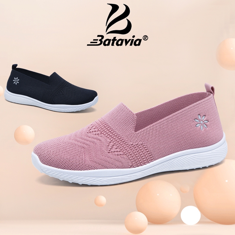 Jual Batavia Baru Sepatu Datar Ibu Sepatu Bernapas Lembut dan Nyaman ...