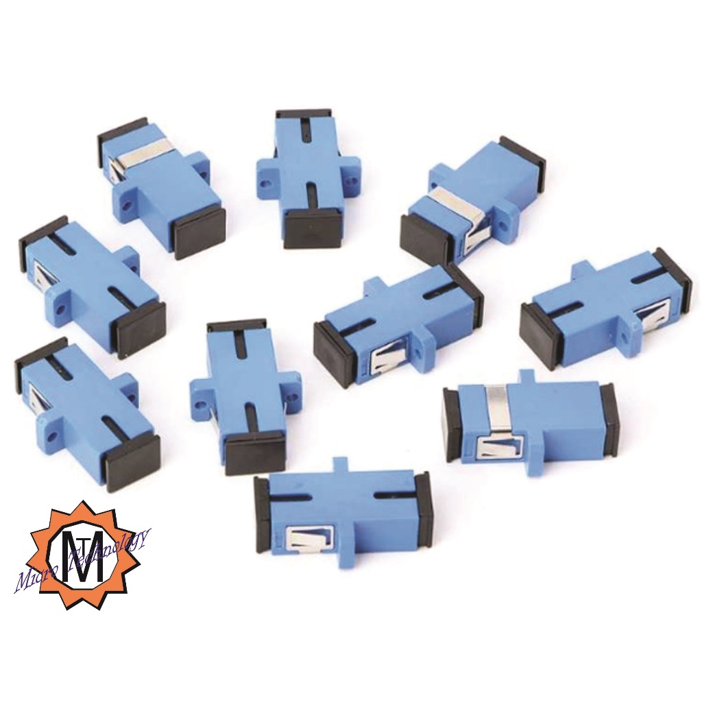 Jual Adapter SC UPC Fiber Optic Connector Adaptor Fiber Optik FO FIBER ...