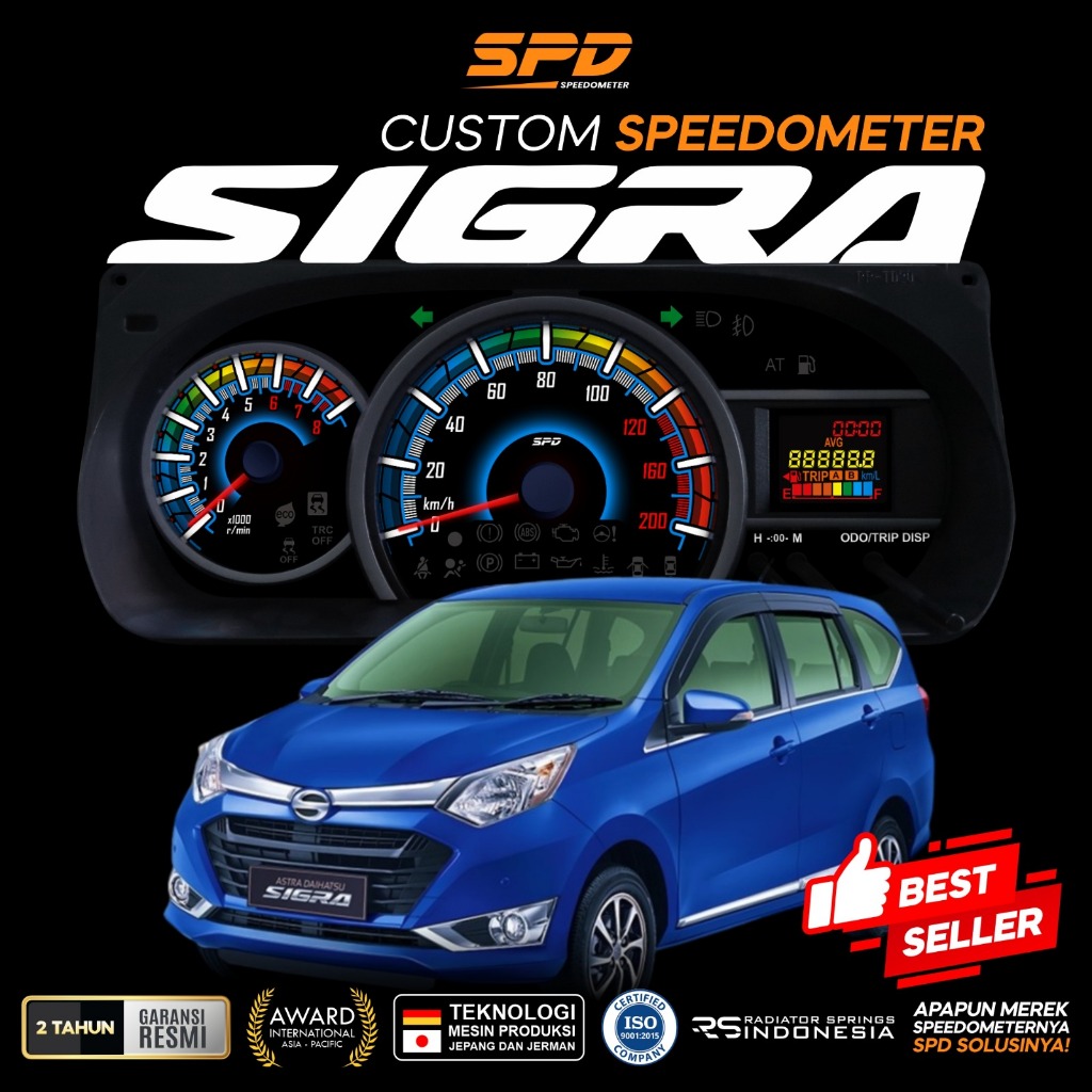 Jual PANEL SPEEDOMETER MODOFIKASI DAIHATSU SIGRA GARANSI PNP- SPD ...