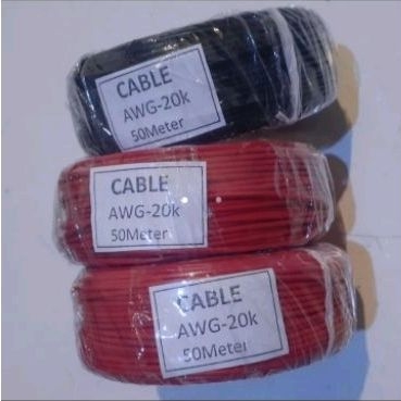 Jual kabel awg 20 original kecil 1 roll 50 meter | Shopee Indonesia