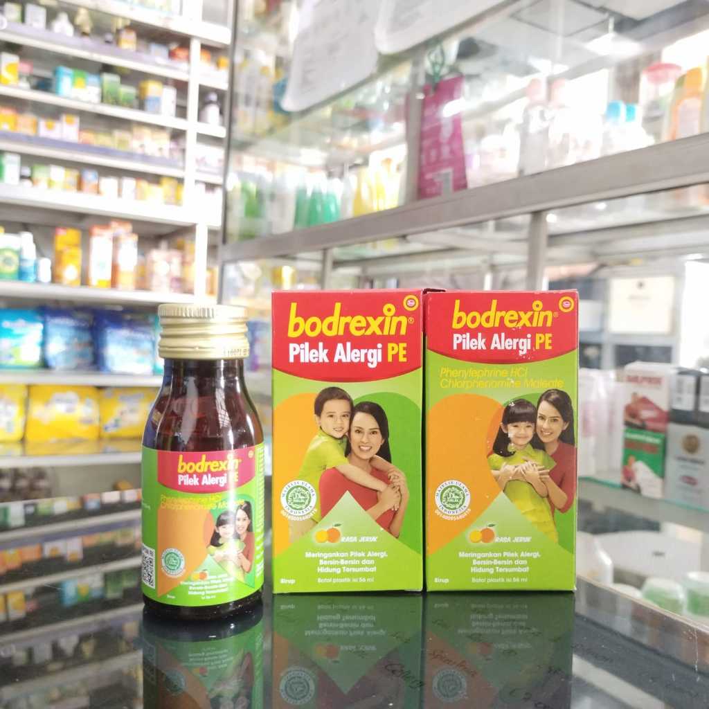 Jual BODREXIN PILEK ALERGI PE 60 ML bodrexin sirup | Shopee Indonesia