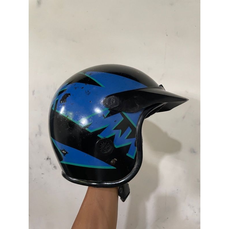 Jual helm jadul Yamaha RX king second original | Shopee Indonesia