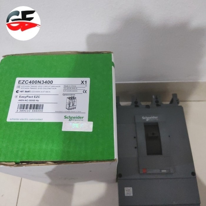 Jual SCHNEIDER MCCB 36KA EZC400N 3P 400A 350A 320A 300A 3pole 3phase ...