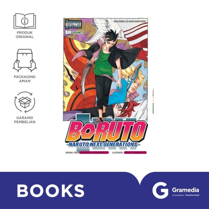Jual Gramedia MKG - Komik Boruto - Naruto Next Generation Vol. 14 - MASASHI KISHIMOTO | Shopee ...