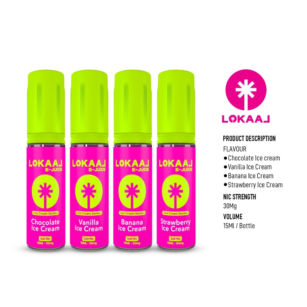 Jual Liquid E-Juice Ice Cream Series 15ml by Lokaal | Shopee Indonesia
