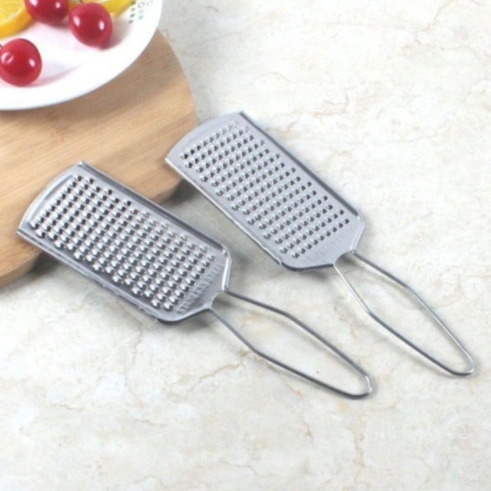 Jual Parutan Keju Stainless Steel Alat parut Kentang Buah Sayur Parutan ...