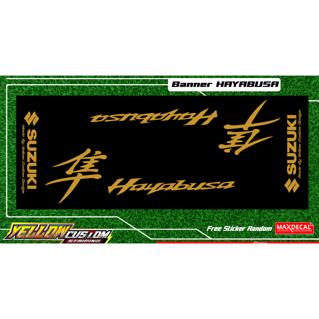 Jual BANNER KARPET ALAS MOTOR SUZUKI HAYABUSA | Shopee Indonesia