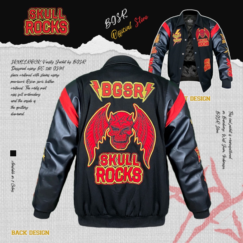 Jual Jaket Varsity Touring Sunmori Motor Pria Tebal Bordir Vintage ...