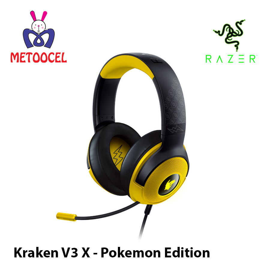 Jual Razer Kraken V3 X Pokemon Edition Wired USB Gaming Headset ...
