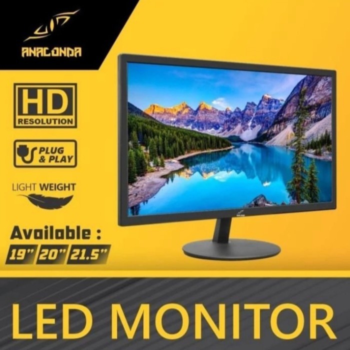 Jual ANACONDA MONITOR LED 21.5" LED MONITOR 21.5" ANACONDA | Shopee ...