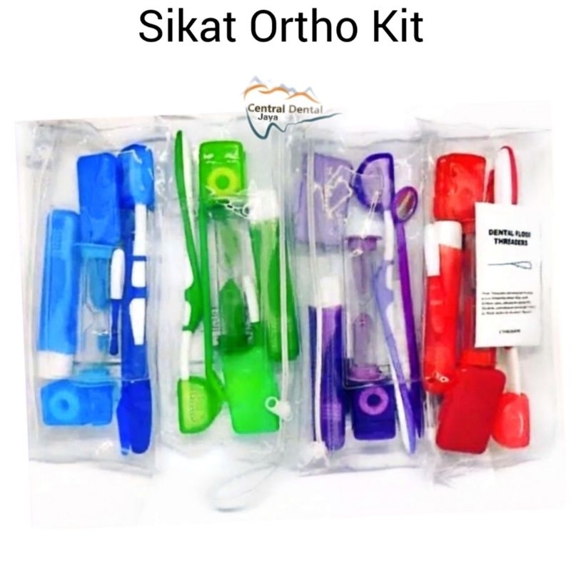Jual Sikat Paket Orthodontic Kit / Dental Ortho Kit Cleaning Set ...