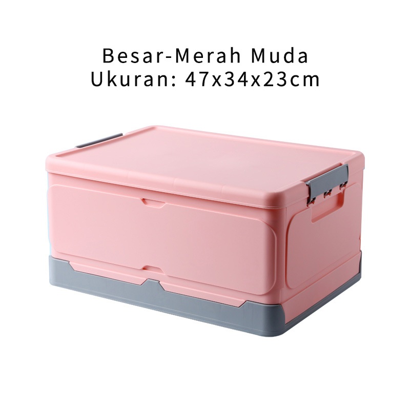 Jual Nyaman Kotak Lipat Kontainer Plastik Plastic Storage Box Folding ...