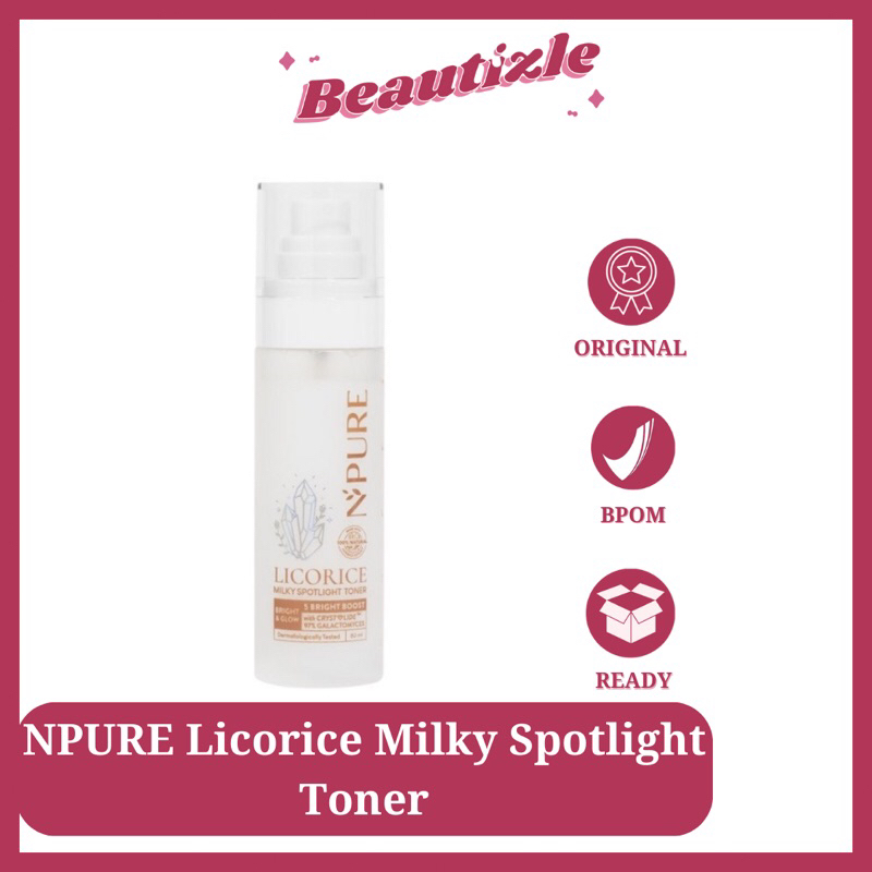 Jual NPURE Licorice Milky Spotlight Toner | Shopee Indonesia