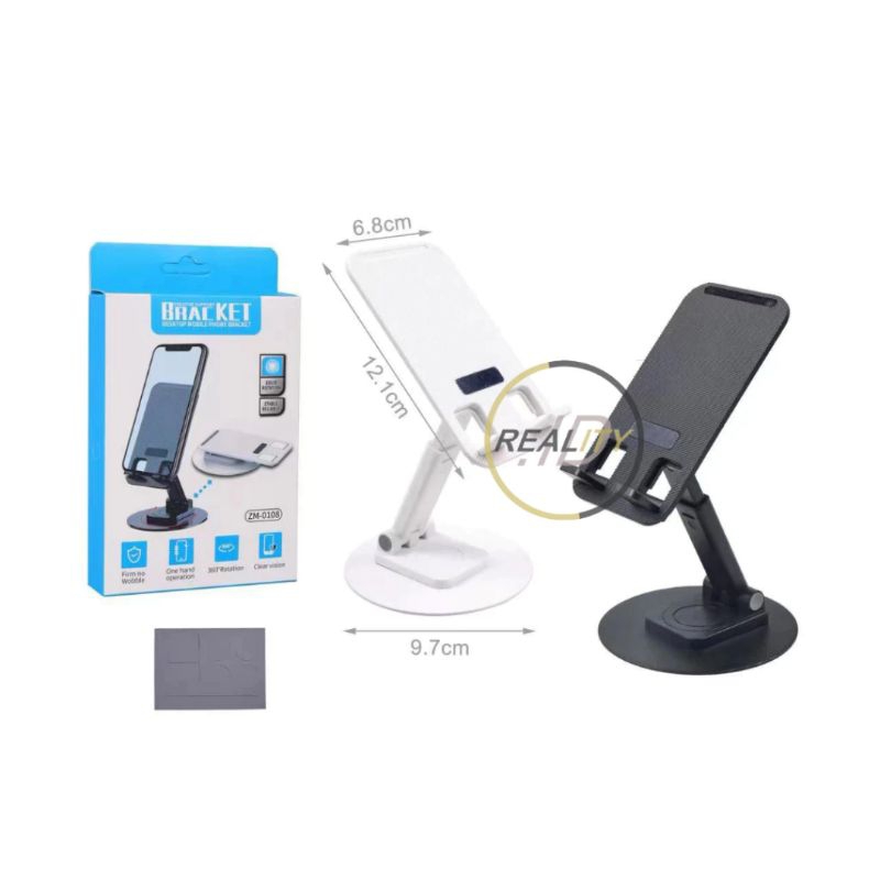 Jual Stand Holder HP Tablet iPad Putar 360 Rotation Metal | Shopee ...