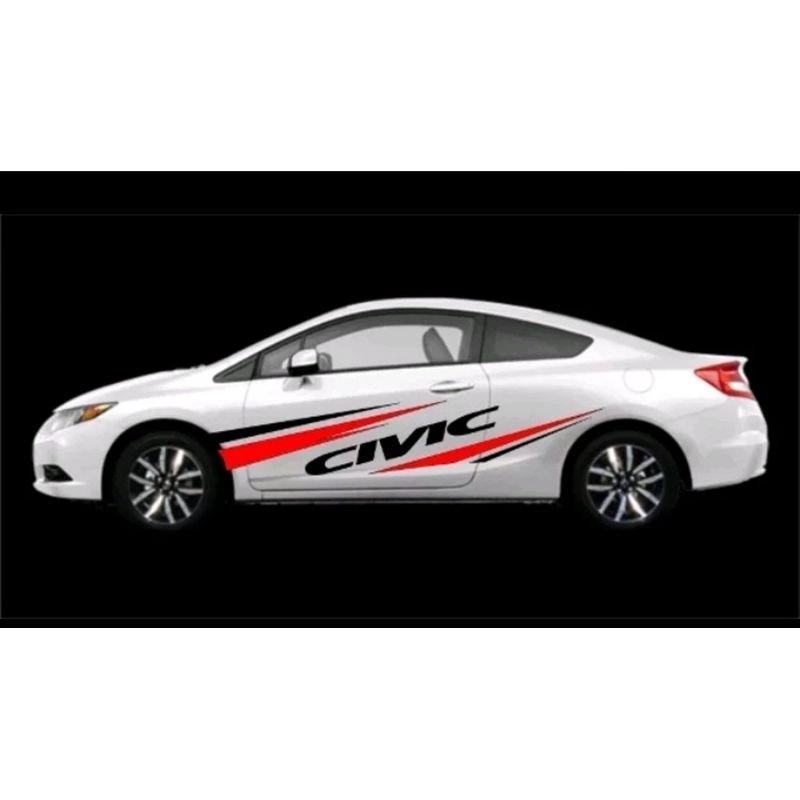 Jual STIKER MOBIL SEDAN CIVIC LIST STRIP CUTTING STICKER CUSTOM. stiker ...