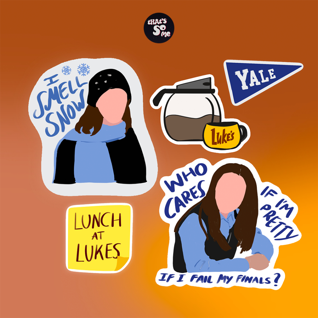 Jual STICKER PACK: Gilmore Girls Fan Made Aesthetic Stickers A6 ...