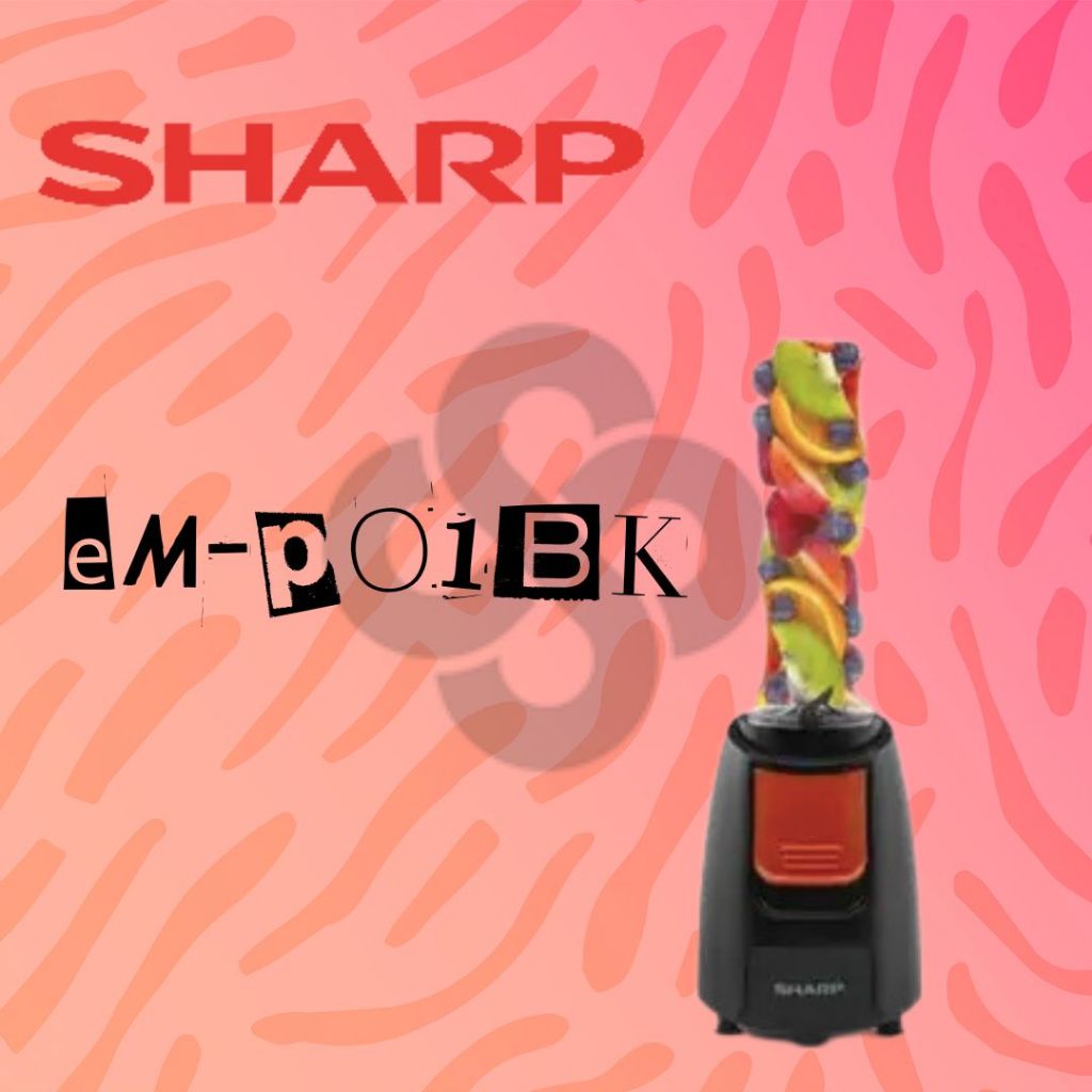 Jual Sharp EMP01BK Personal Blender EM-P01-BK 0.6 Liter | Shopee Indonesia