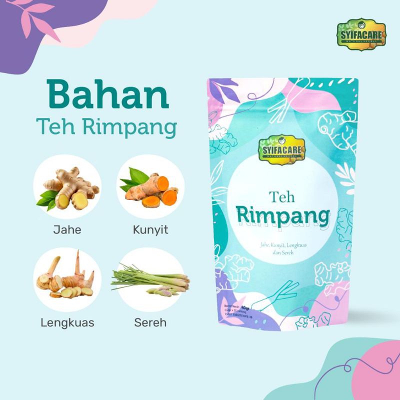 Jual Teh Rimpang Syifacare-Teh celup Herbal 100% Alami Tanpa Pengawet ...