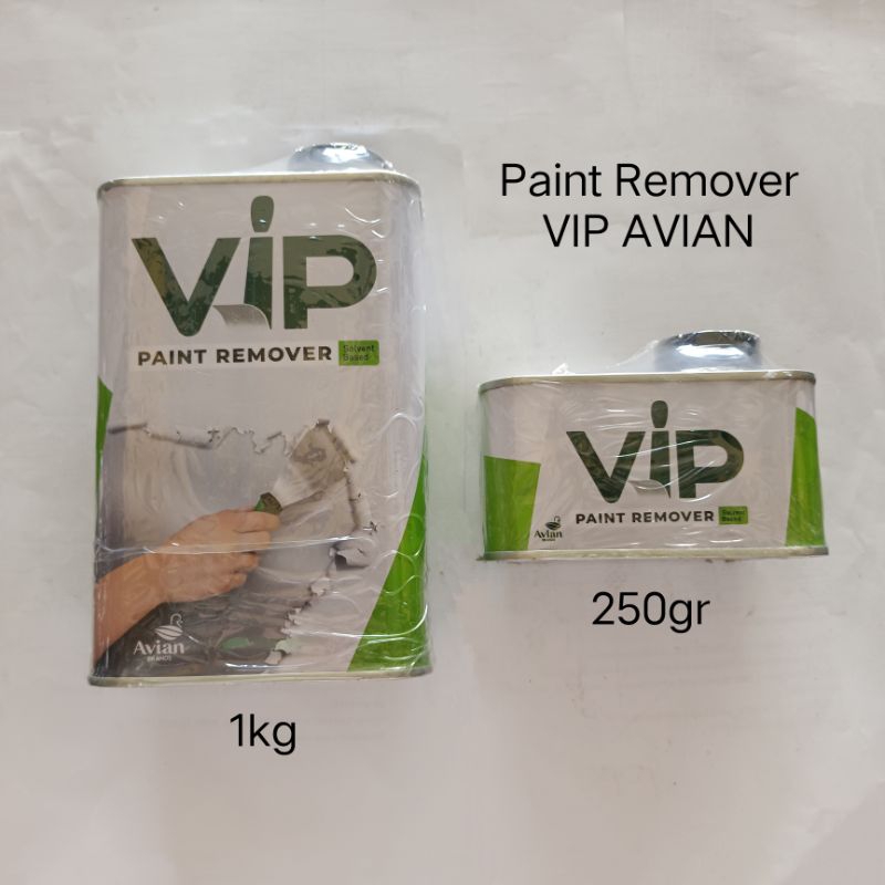 Jual Paint Remover Peluntur Pengelupas Cat VIP AVIAN 250Gr 1KG | Shopee ...
