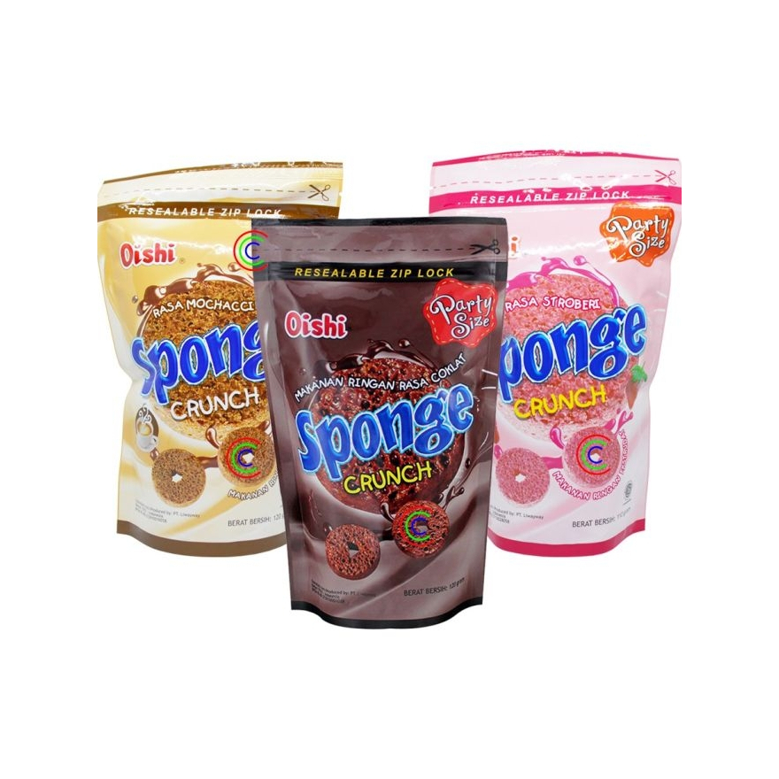 Jual SPONGE CRUNCH OISHII | Shopee Indonesia