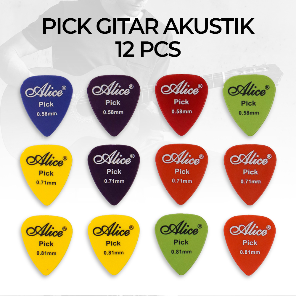 Jual Pick Gitar Pik 12 Pcs | Shopee Indonesia