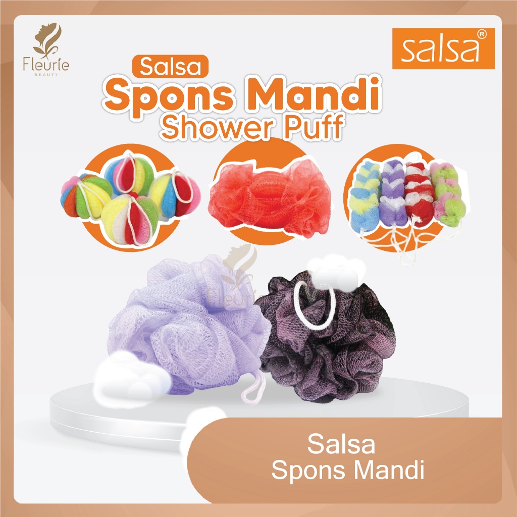 Jual SALSA Spons Mandi - Bath Sponge Warna Warni | Shopee Indonesia