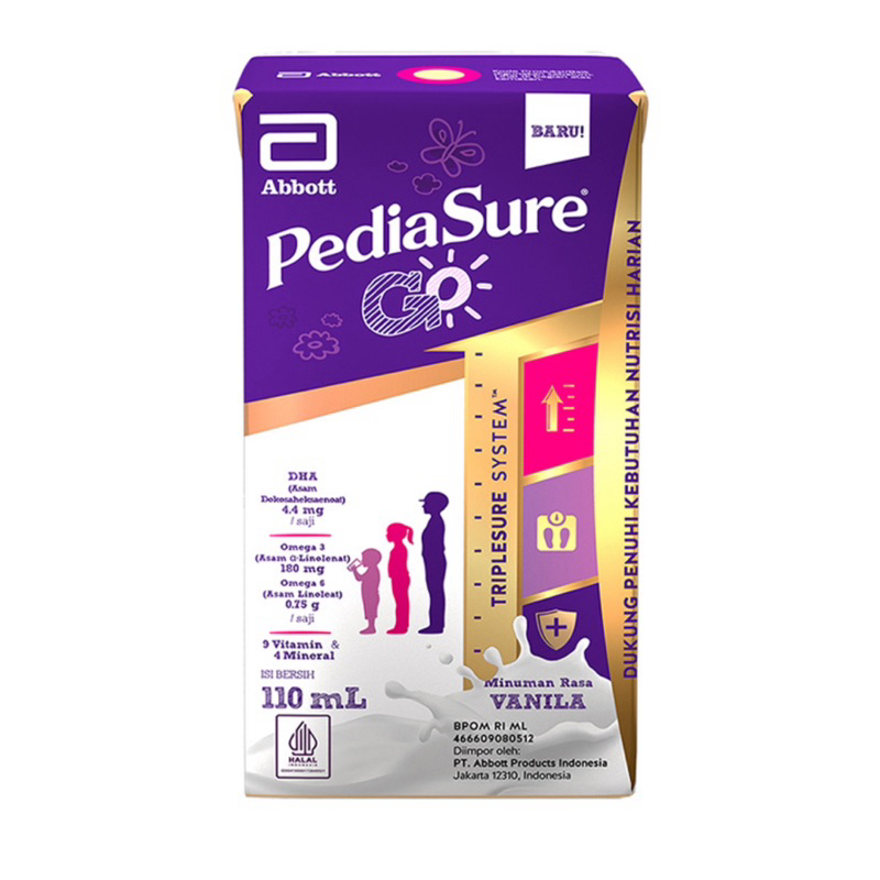 Jual Pediasure Go Susu UHT Cokelat vanila 110 ml | Shopee Indonesia