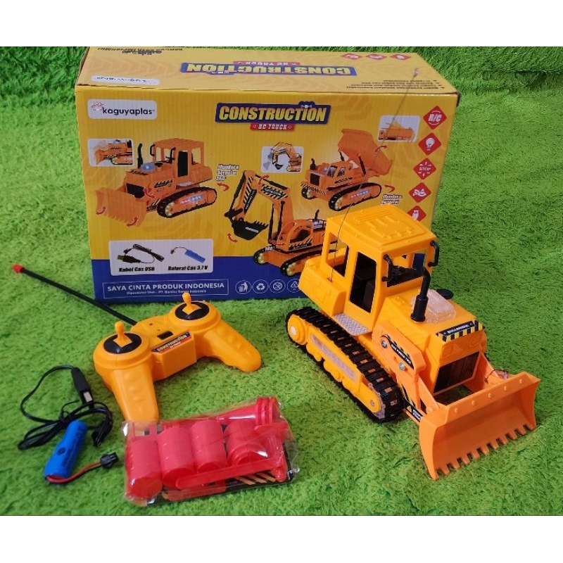 Jual REAL Bulldozer Mainan Anak Full Lampu Buldozer High Speed Warna ...