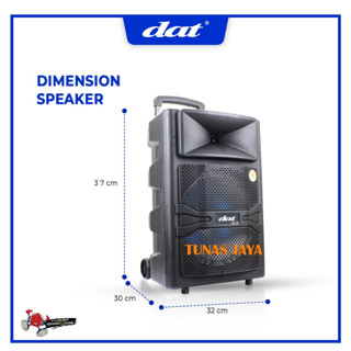 Jual SPEAKER PORTABEL WIRELESS MEETING DAT DT 1210FT DAT DT1210 FT DAT ...