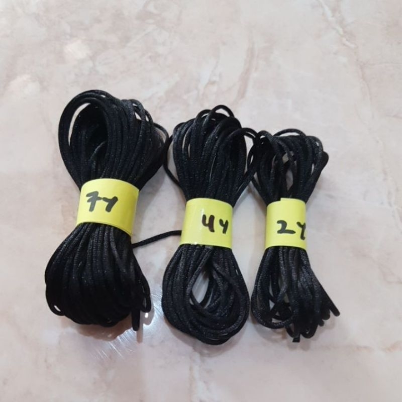 Jual Tali Satin 1,1mm Harga 10 Yard (9 meter) Tali Cina | Shopee Indonesia