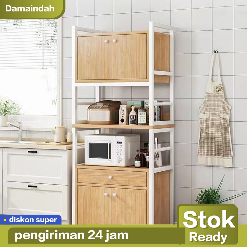 Jual Damaindah Rak Dapur Minimalis / Rak Oven / Rak Microwave / Lemari ...