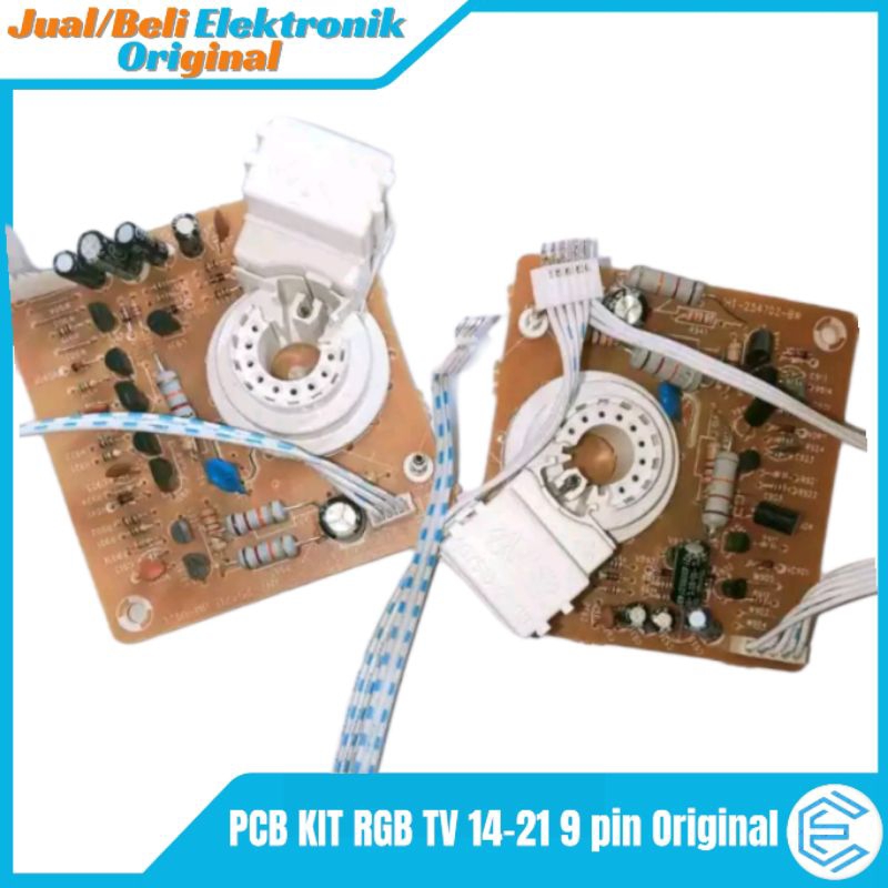 Jual PCB KIT RGB TV 14-21 9 pin Original | Shopee Indonesia