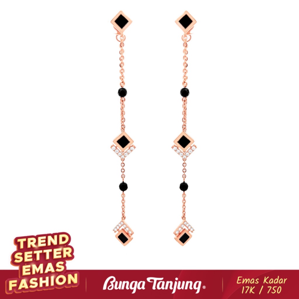 Jual ANTING FASHION KOTAK RANTAI VARIASI A - EMAS 17K - BUNGA TANJUNG ...