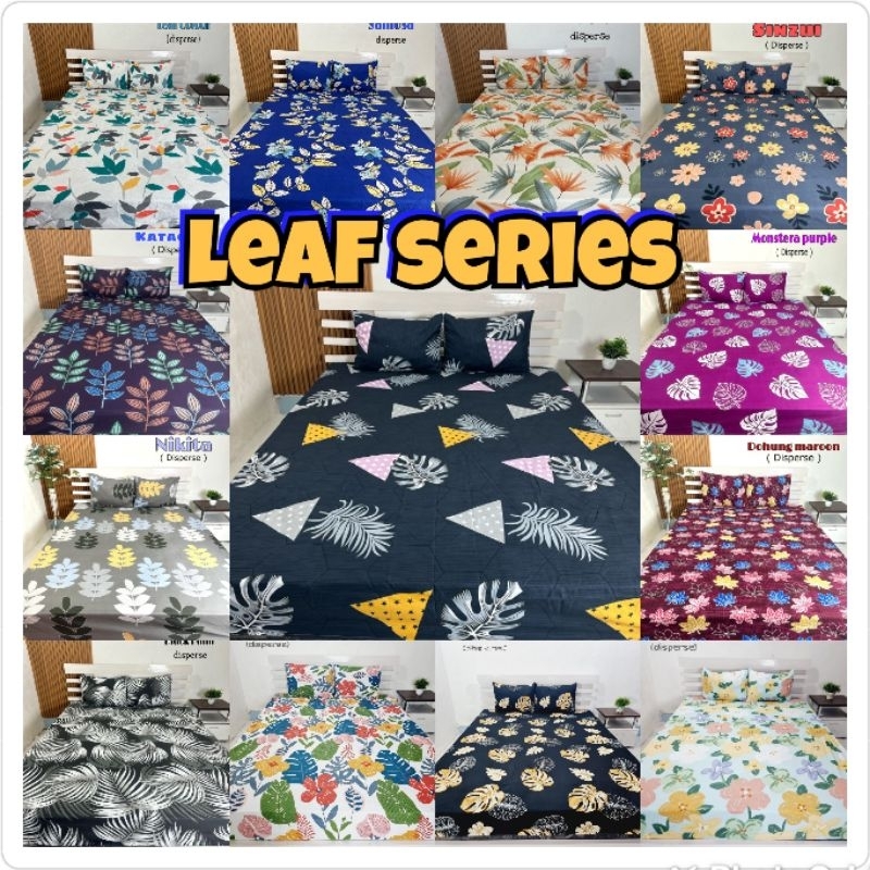Jual Sprei motif daun2 size lengkap|karet sudut | Shopee Indonesia