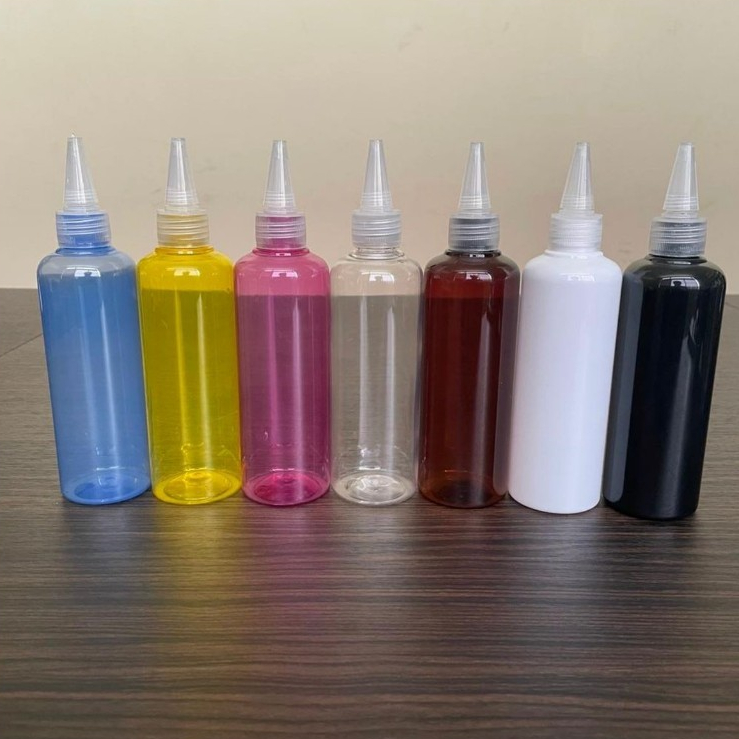 Jual BOTOL TINTA 250ML / BOTOL KERUCUT 250ML / TUTUP KERUCUT NATURAL ...